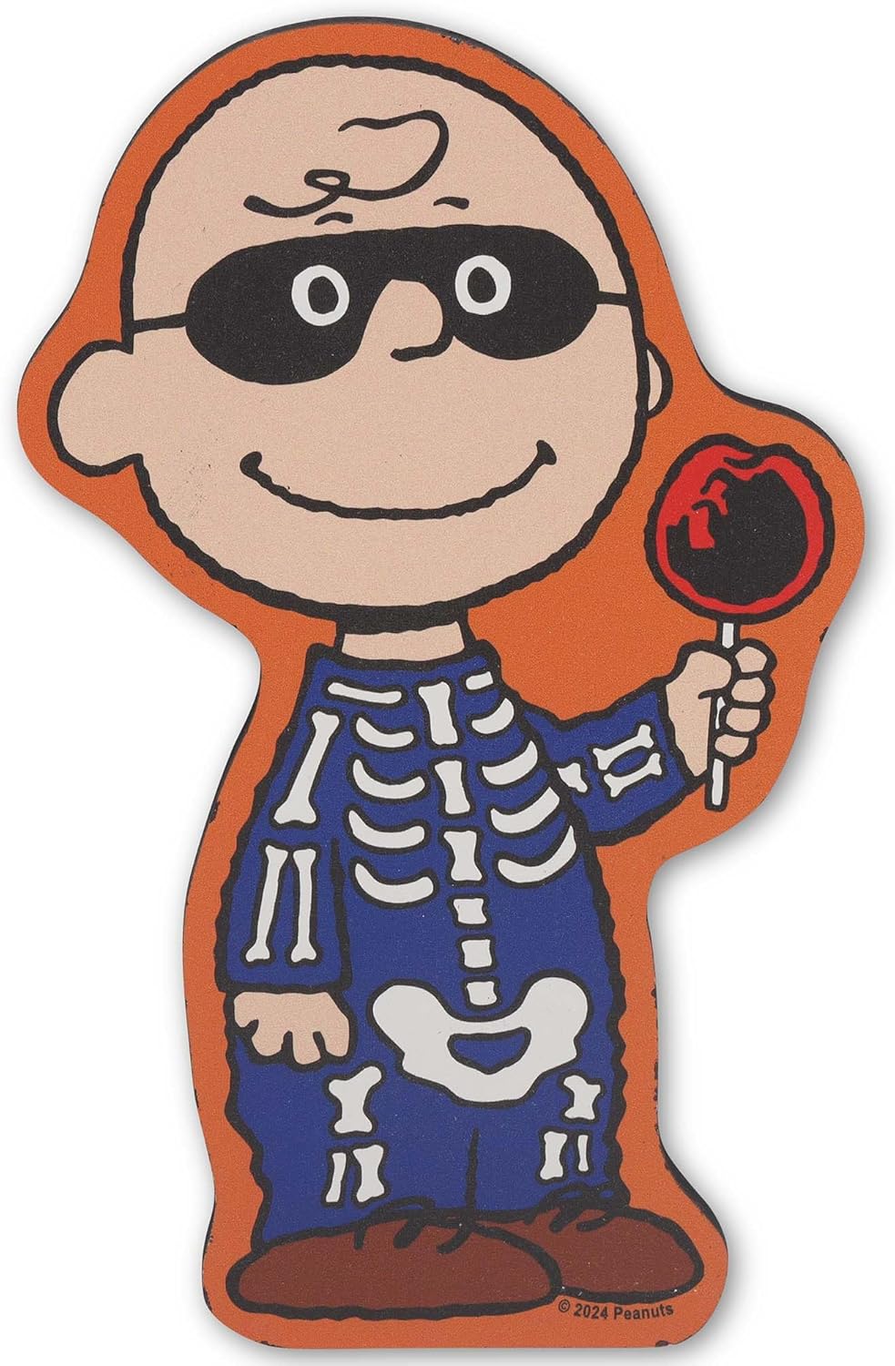 Amazon.com: Peanuts Charlie Brown Skeleton Shelf Sitter Decor - Chunky ...