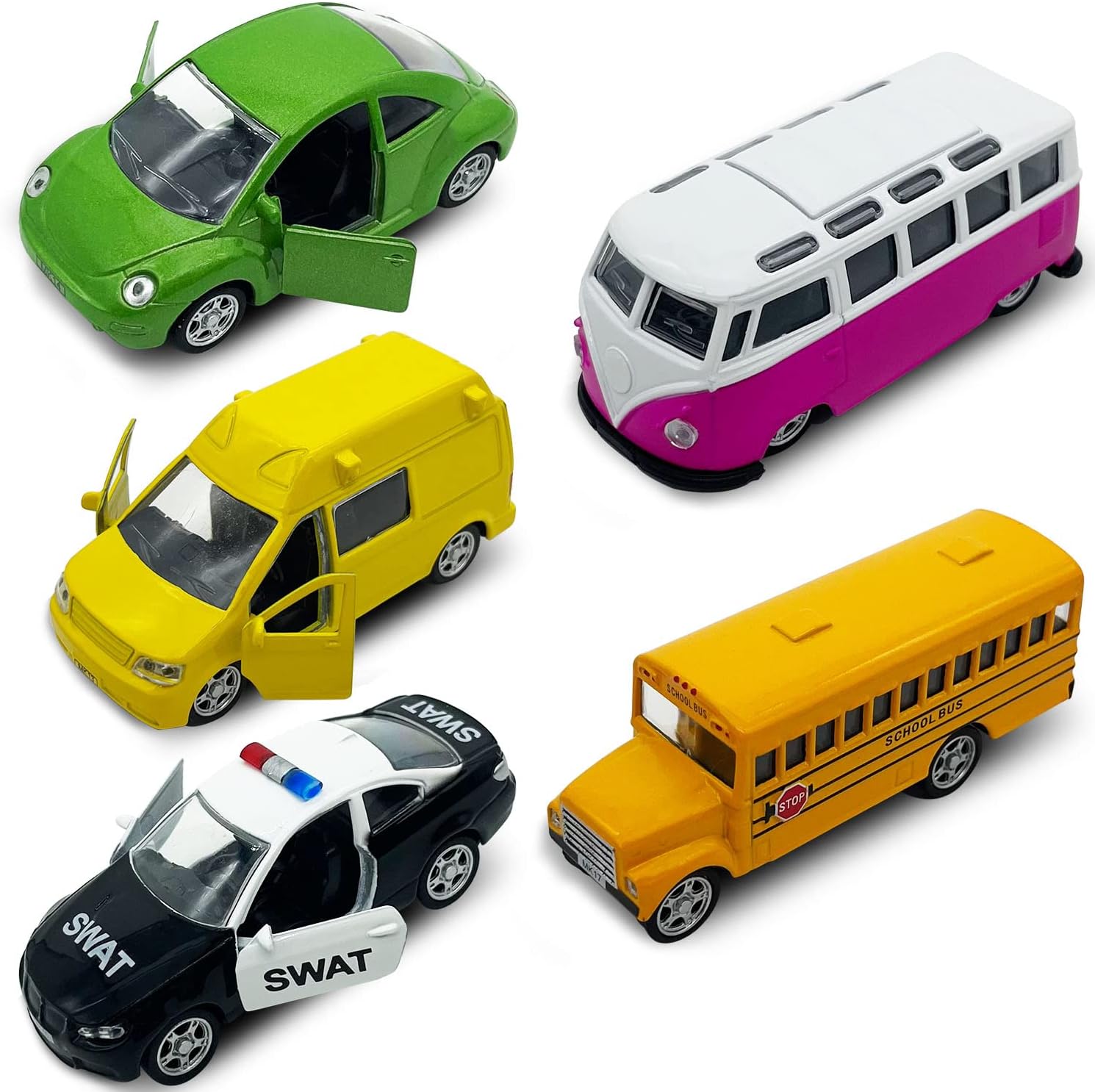 weilaga 5 Pack Die-cast Pull Back Vehicles,Mini Kosovo | Ubuy