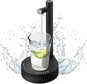 AUAUY Desktop Water Dispenser, Removable Electric Water Pump 6 Flow ...