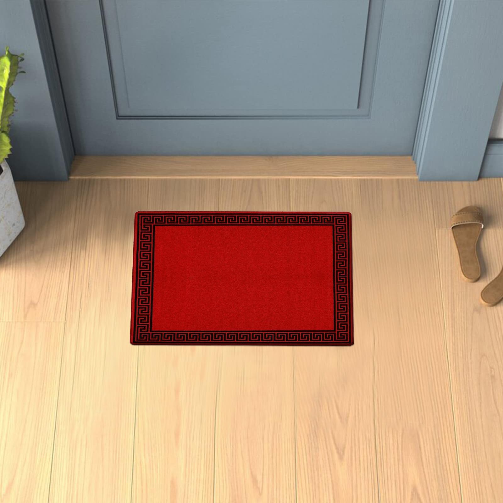 New Door Mats Indoor - Flat weave Non Shed Thick Geometric Pattern ...