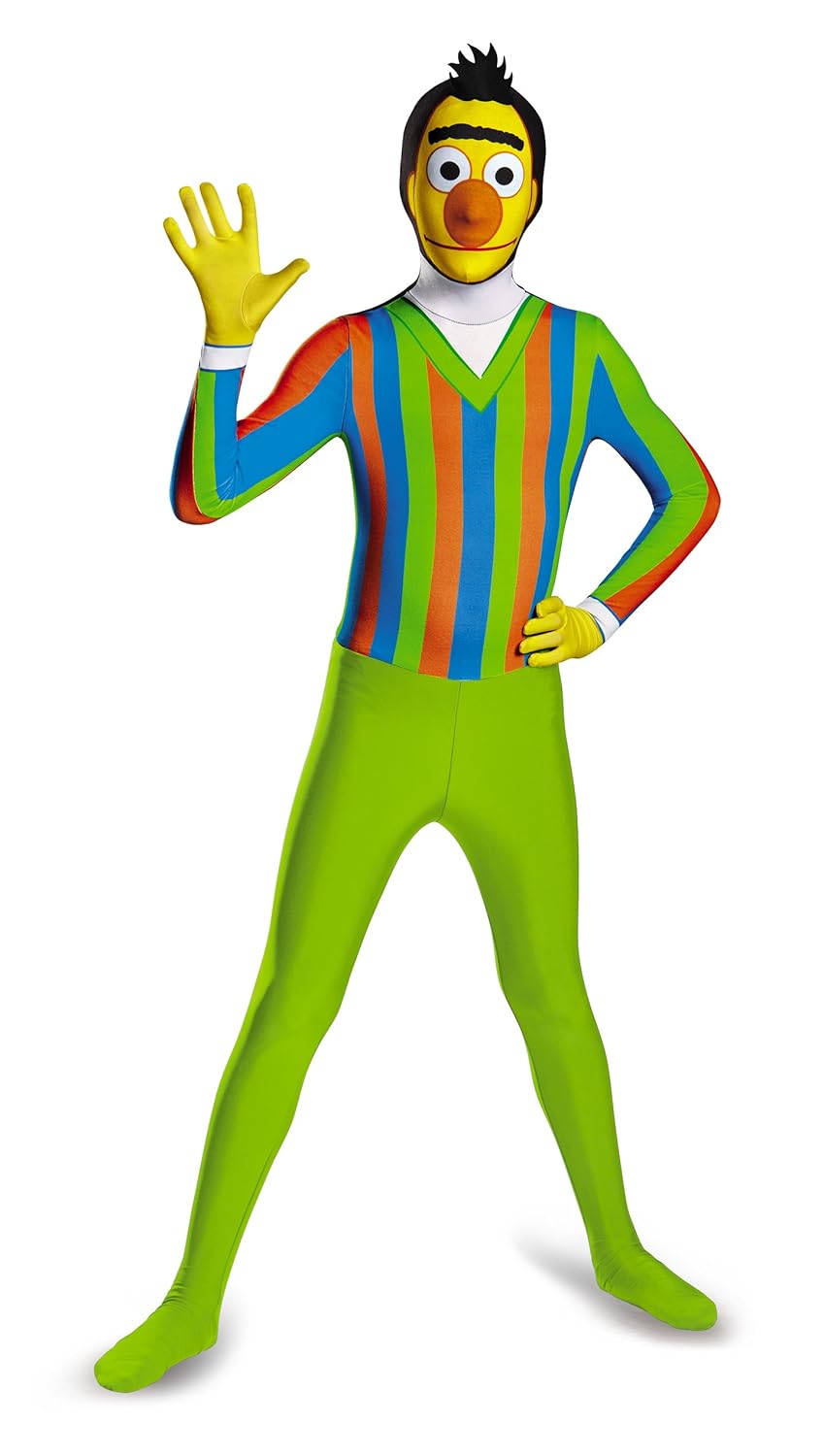 Buy Disguise Sesame Street Bert Bodysuit Boys Costume, Large/10-12 ...