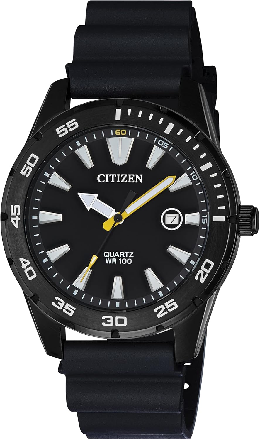 Amazon.com: Citizen Quartz Mens Watch, Stainless Steel with ...