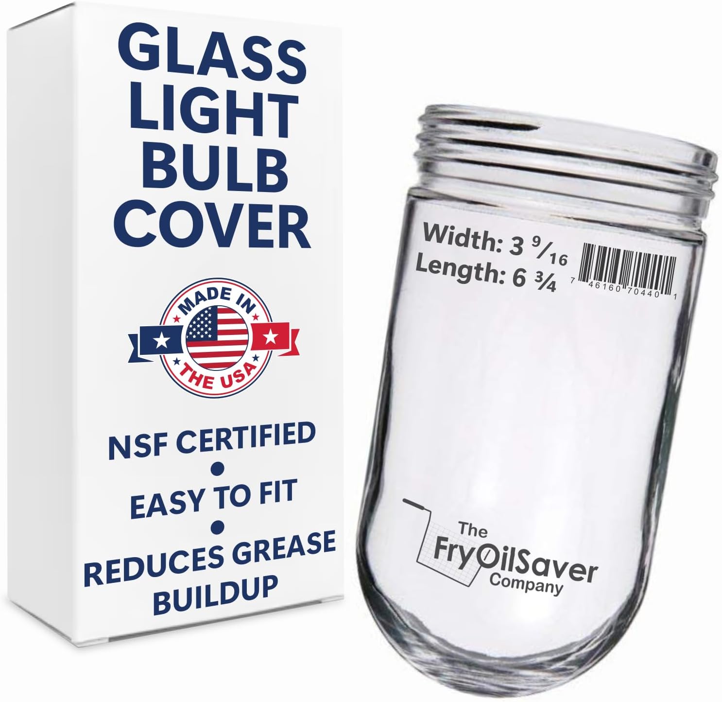 1-Pack Sturdy Light Bulb Cover, Sturdy Clear Glass Light Bulb Protector ...