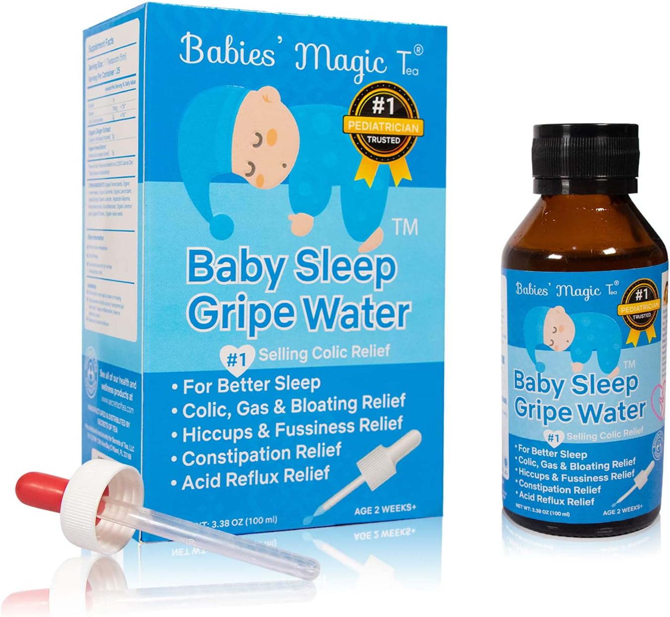Amazon.com: Babies Magic T Gripe Water for Baby Colic and Gas Relief ...