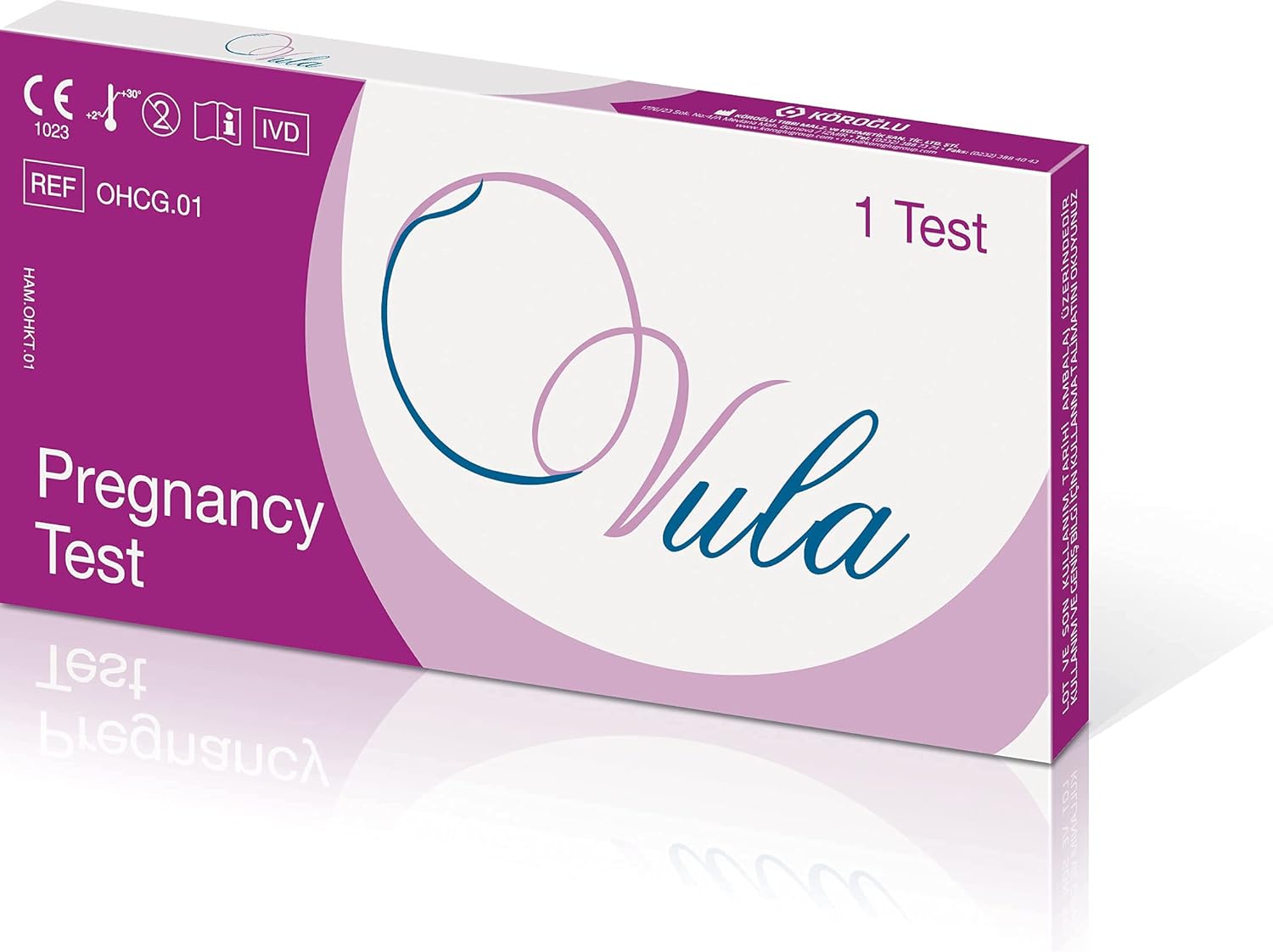 OVULA Pregnancy Test اوفيولا اختبار حمل: Buy Online at Best Price in ...