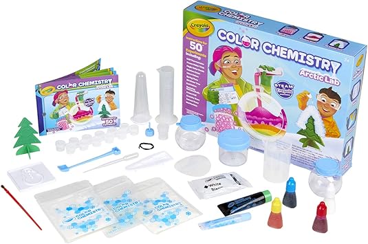 Amazon.com: Crayola Arctic Color Chemistry Set for Kids, Steam/Stem ...