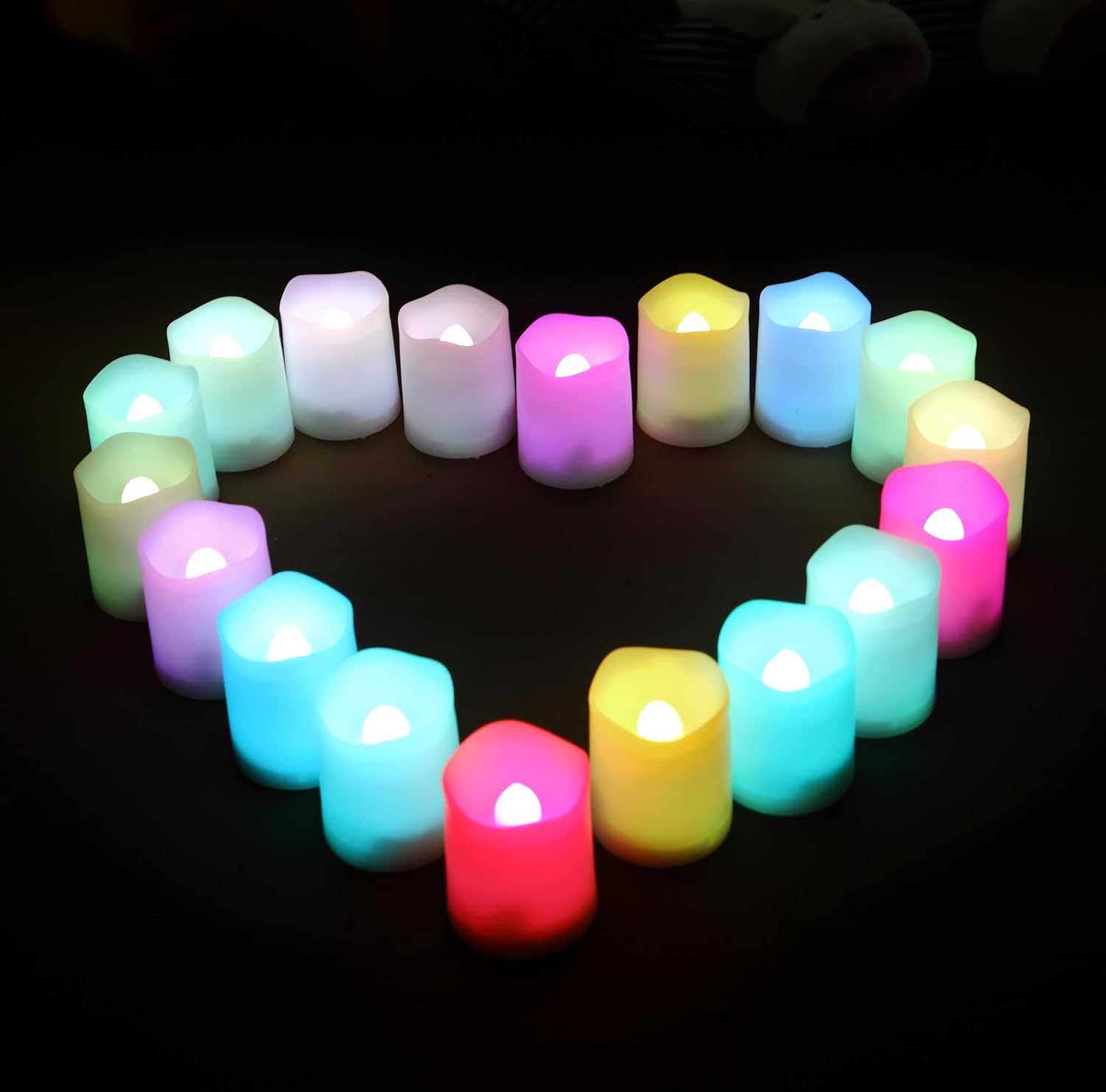Amazon.com: CANDLE CHOICE Color Changing Battery Operated Flameless ...