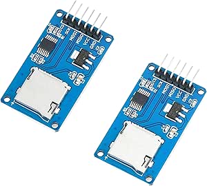 DIYables Leitor de módulo adaptador de cartão micro SD para Arduino, ESP32, ESP8266, Raspberry ...