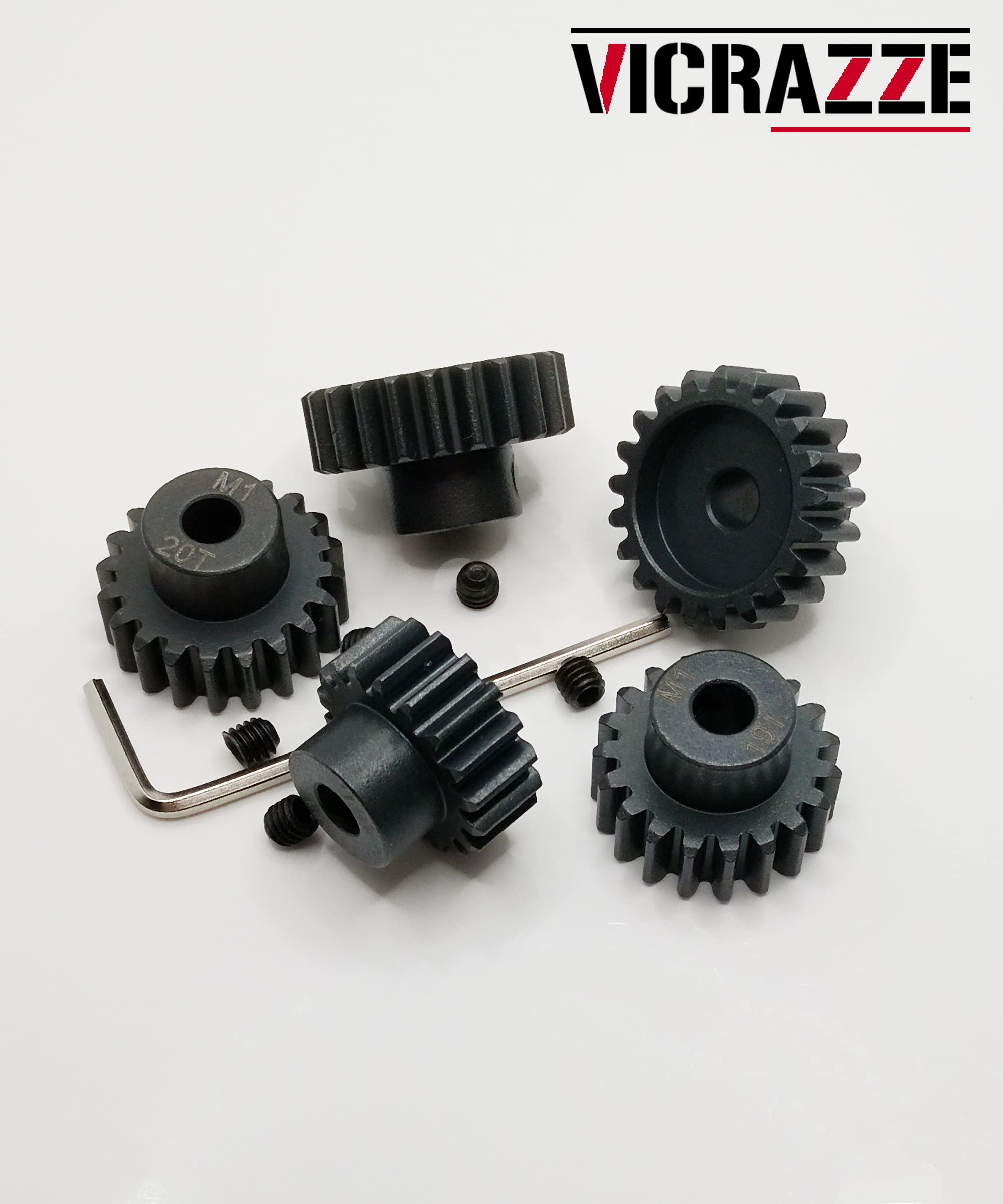 Snapklik.com : VICRAZZE Hardened Steel M1 Pinion Gear Sets 18T 19T 20T ...