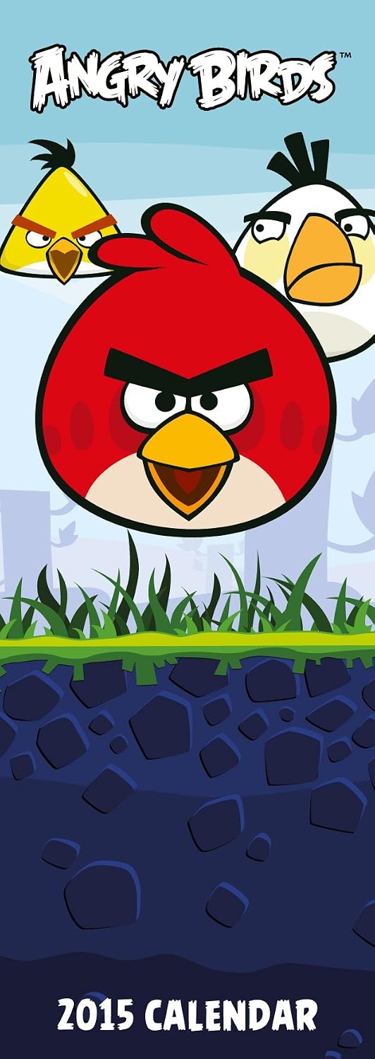Official Angry Birds Slim Calendar 2015 : Amazon.in: Books