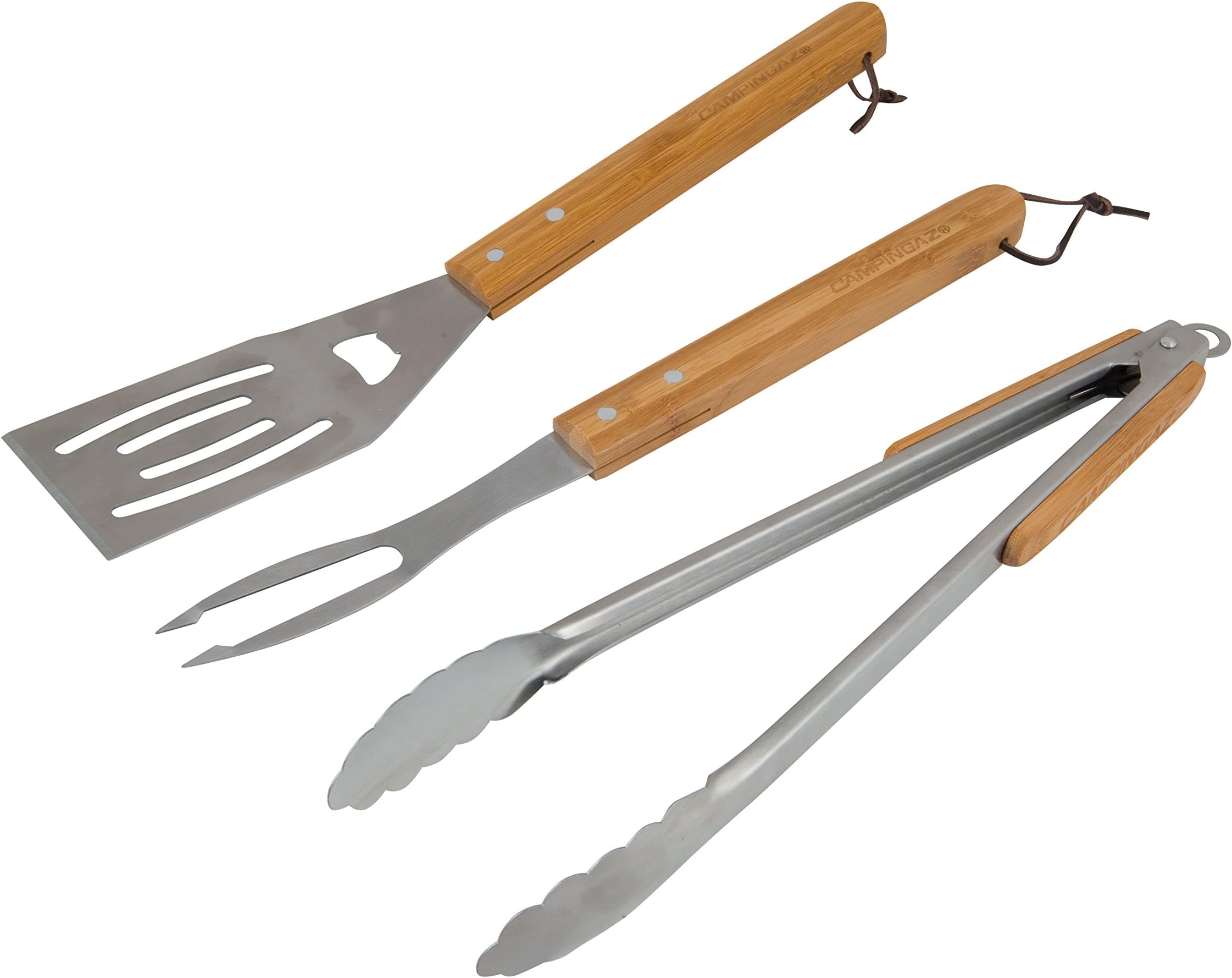 Campingaz Barbecue Tool Set Spatula, Tongs and Fork, Cooking Grilling ...
