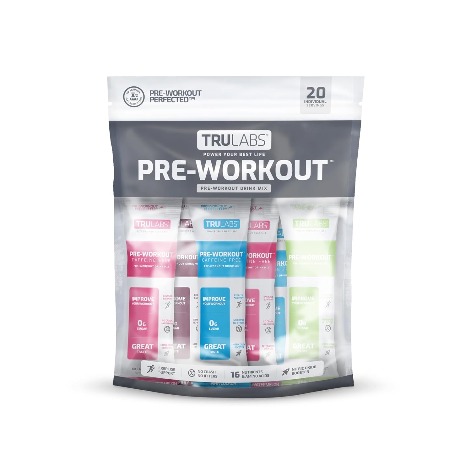 Amazon.com : TruLabs Pre Workout Powder, Sugar Free, Keto Friendly ...