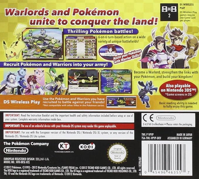 Pokemon Conquest (Nintendo DS) : Amazon.co.uk: PC & Video Games