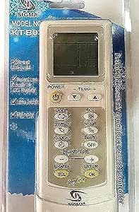 Sigma Universal Air Conditioner Remote LCD Remote Controller with LED ...