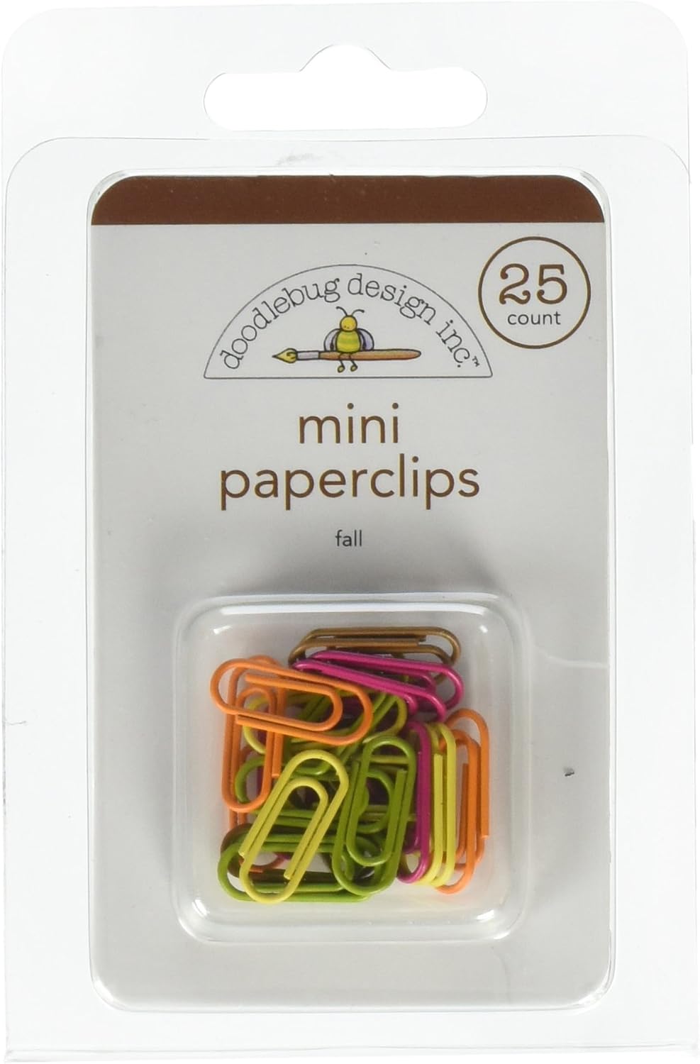 Amazon.com: Doodlebug Fall Friends Mini Paperclips (25 Pack)