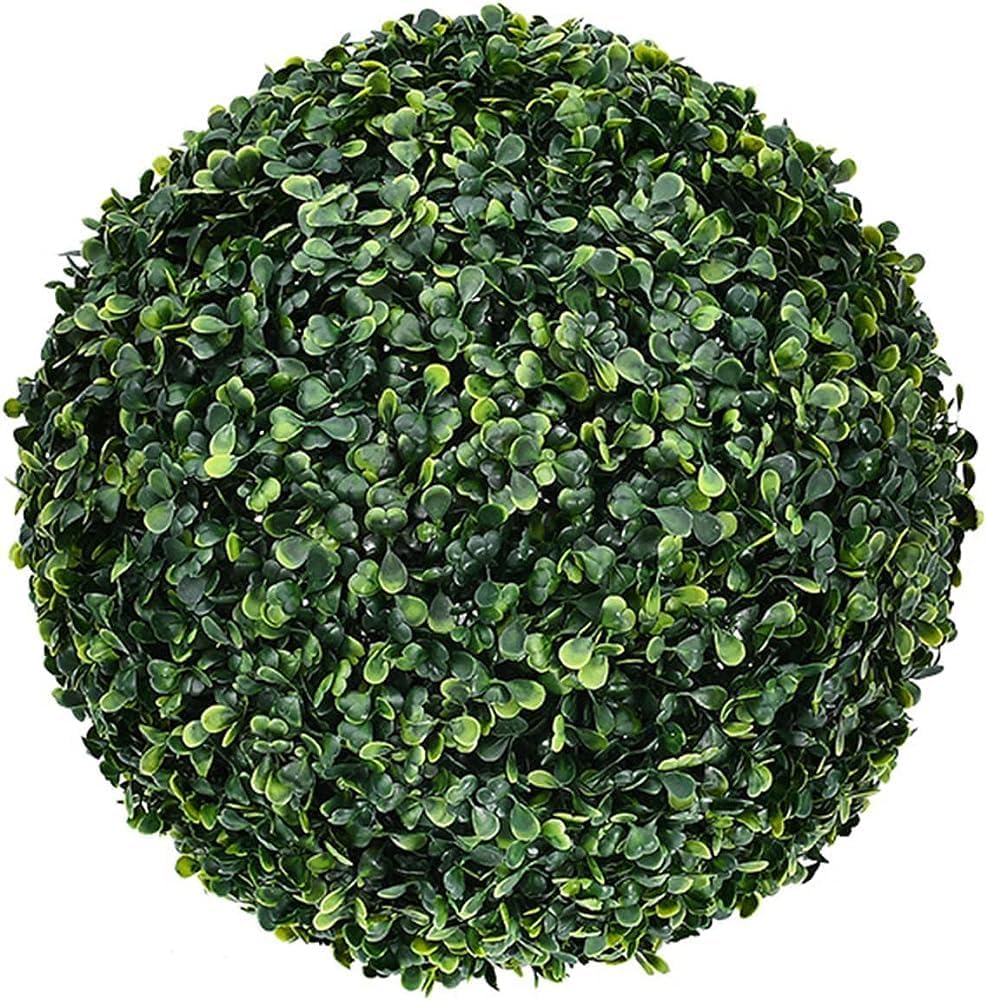 Amazon.com - XWZ Artificial Grass Ball 16inch, Artificial Boxwood ...