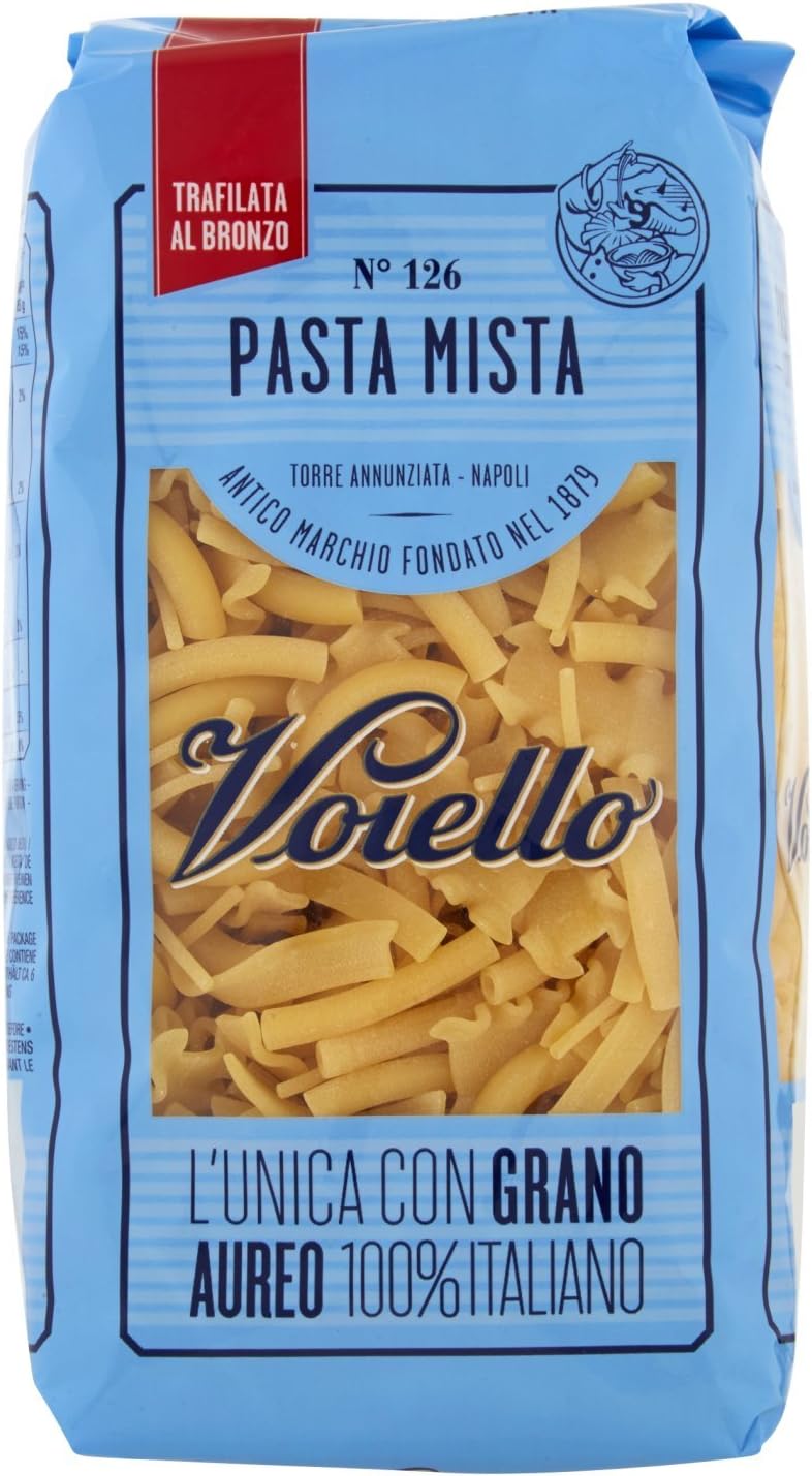 Voiello 126 Pasta Mista Gr.500 - [confezione da 9] : Amazon.it ...