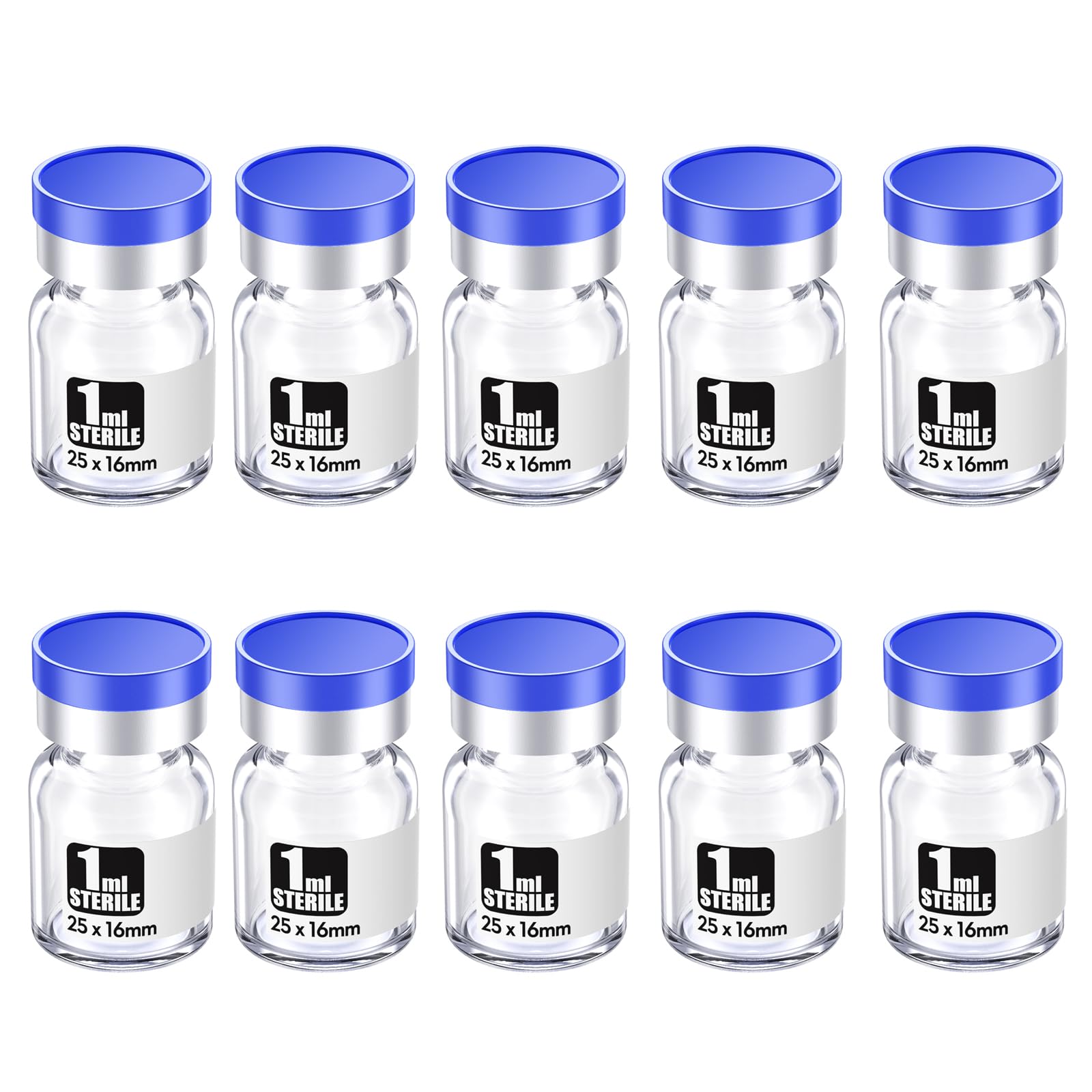 Snapklik.com : Biocomma 1ml 10pcs Sterile Empty Vial