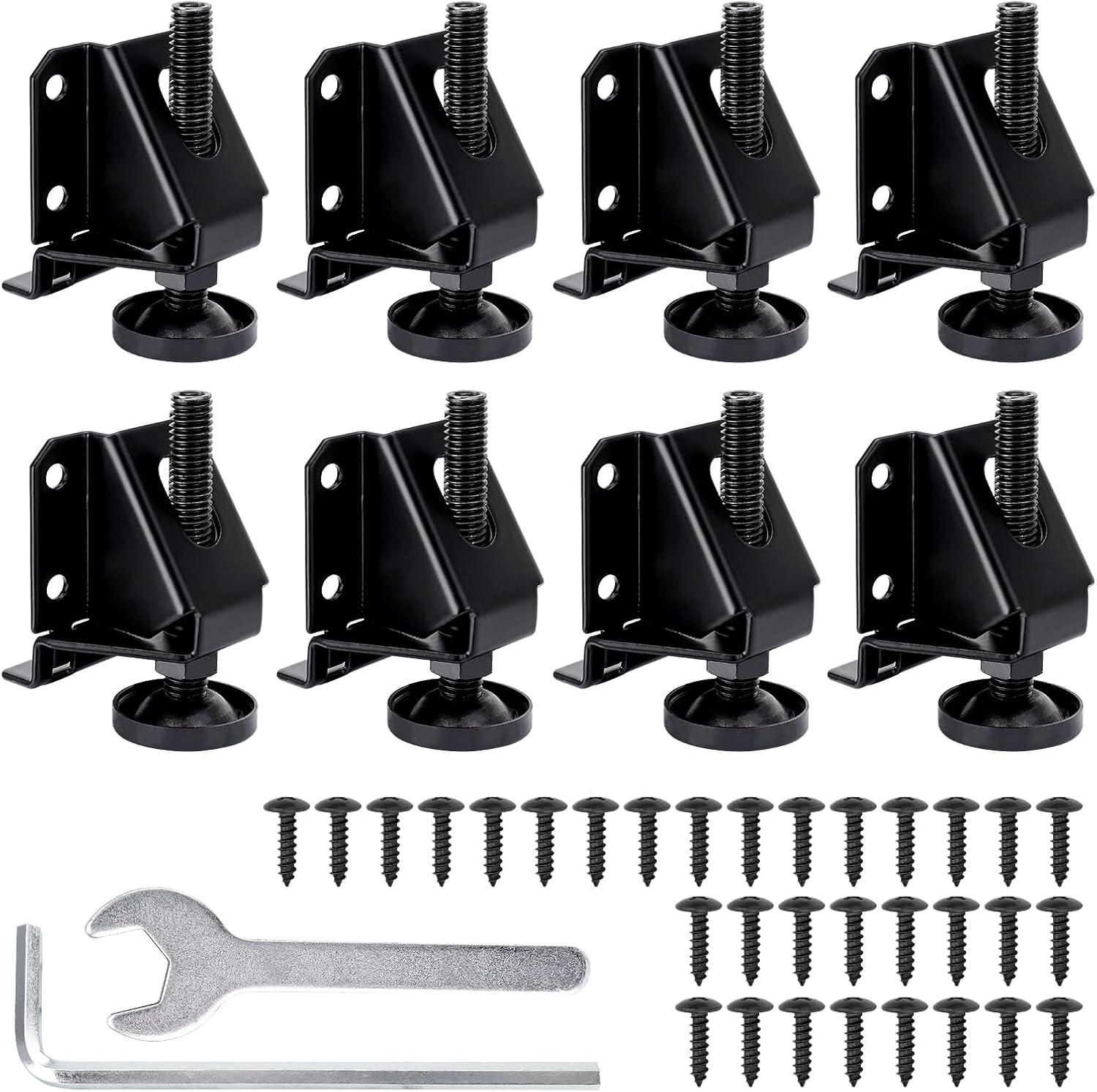 Amazon.com: FILTERUP 8PCS Heavy Duty Leveling Feet with Screws, Lock ...