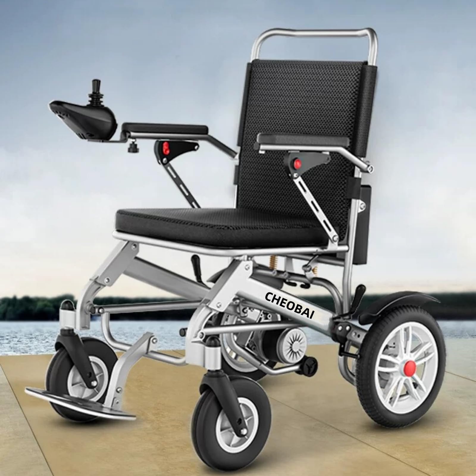 Amazon.com: CHEOBAI Electric Wheelchairs for Adults Folding Lightweight ...