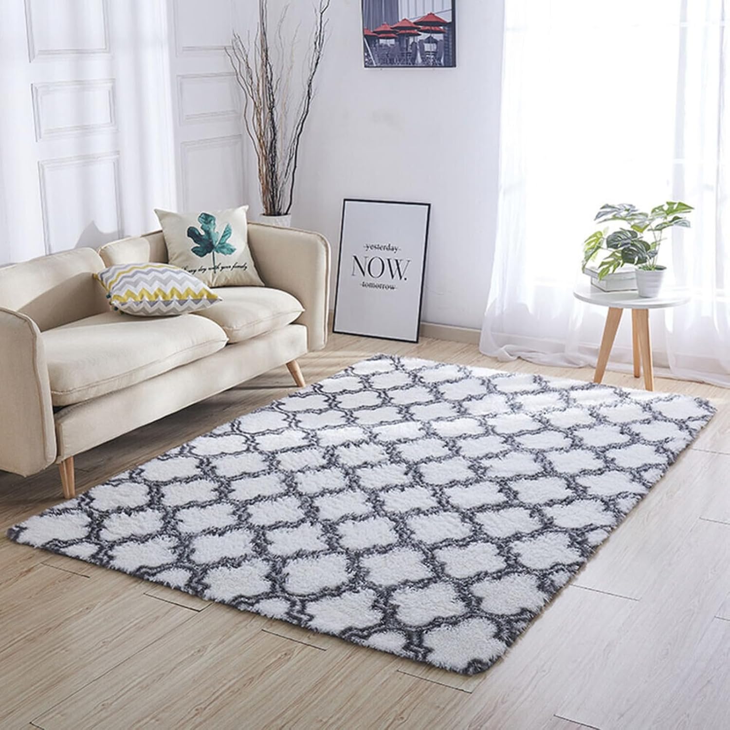 Amazon.com: Generic Luxury Fluffy Rug Ultra Soft Shag Carpet for ...