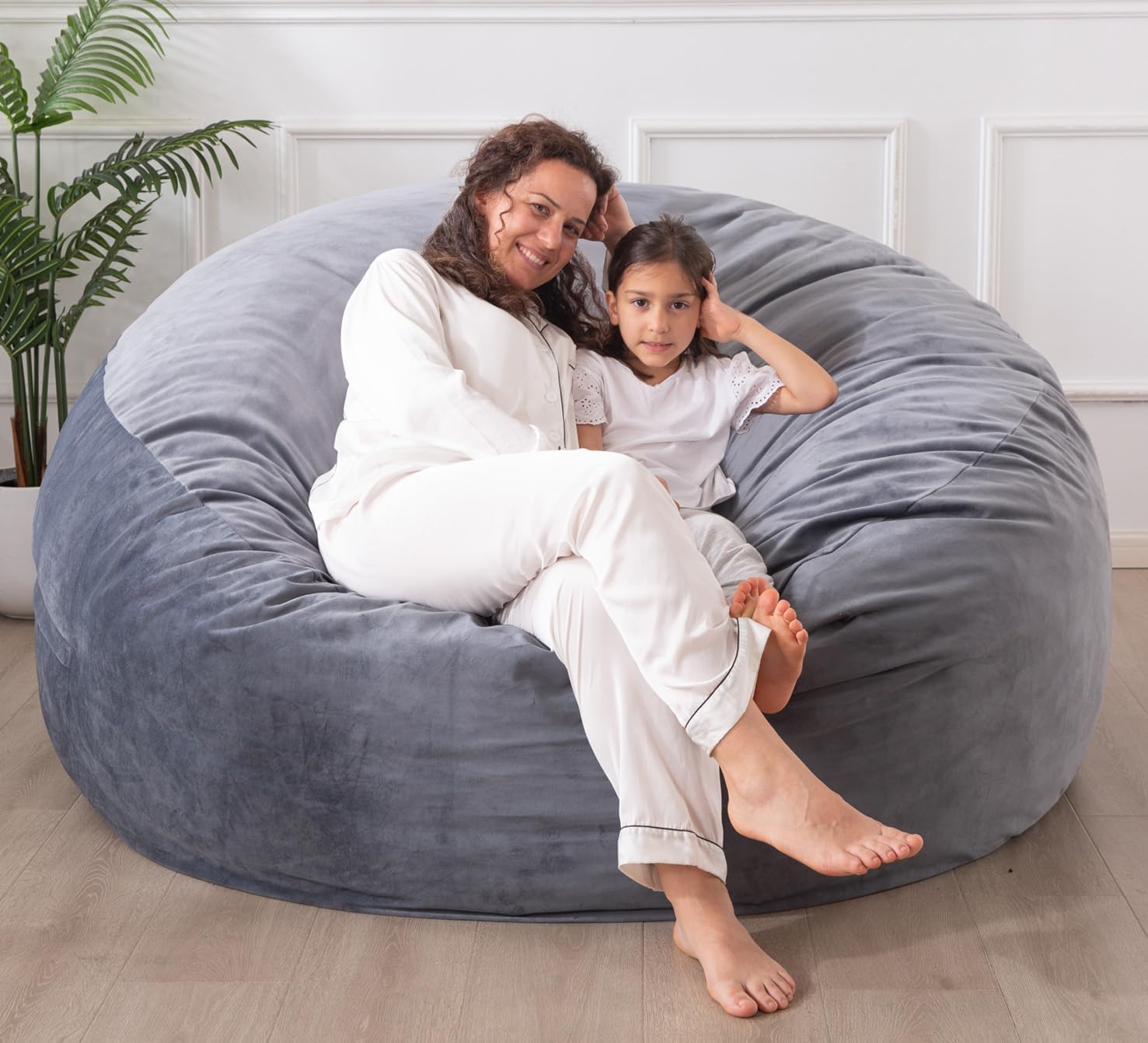 Amazon.com: [Removable Outer Cover] Large Bean Bag Chair: 3 ft Memory Foam Bean Bag Chairs for ...