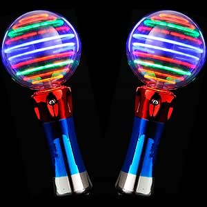 Amazon.com: PowerTRC 2 Set of Light Up Magic Wand Toy for Kids ...