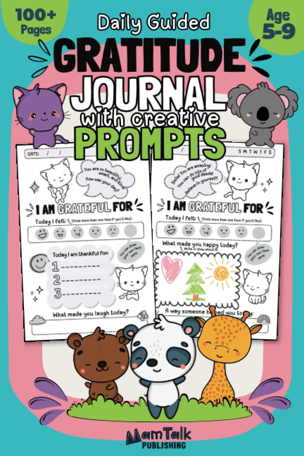 Amazon.com: Daily Guided Gratitude Journal for Kids Ages 5–9: A Fun ...
