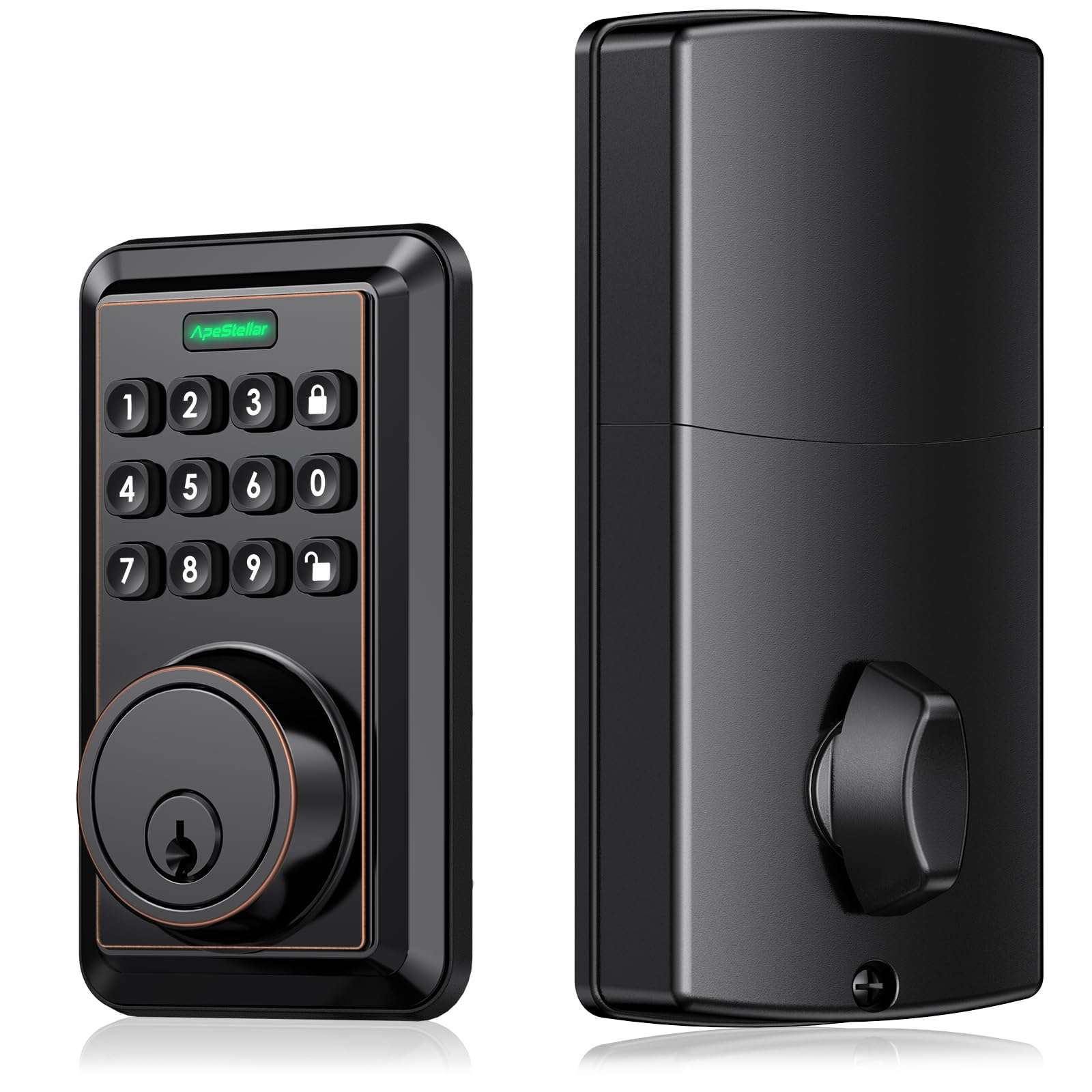 Keyless Entry Door Lock with Keypad - Electronic Keypad Deadbolt ...