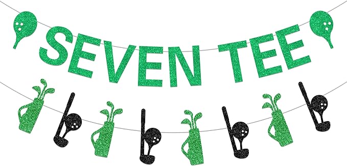 Amazon.com: Sursurprise Seven Tee Golf Birthday Decorations, 70th ...