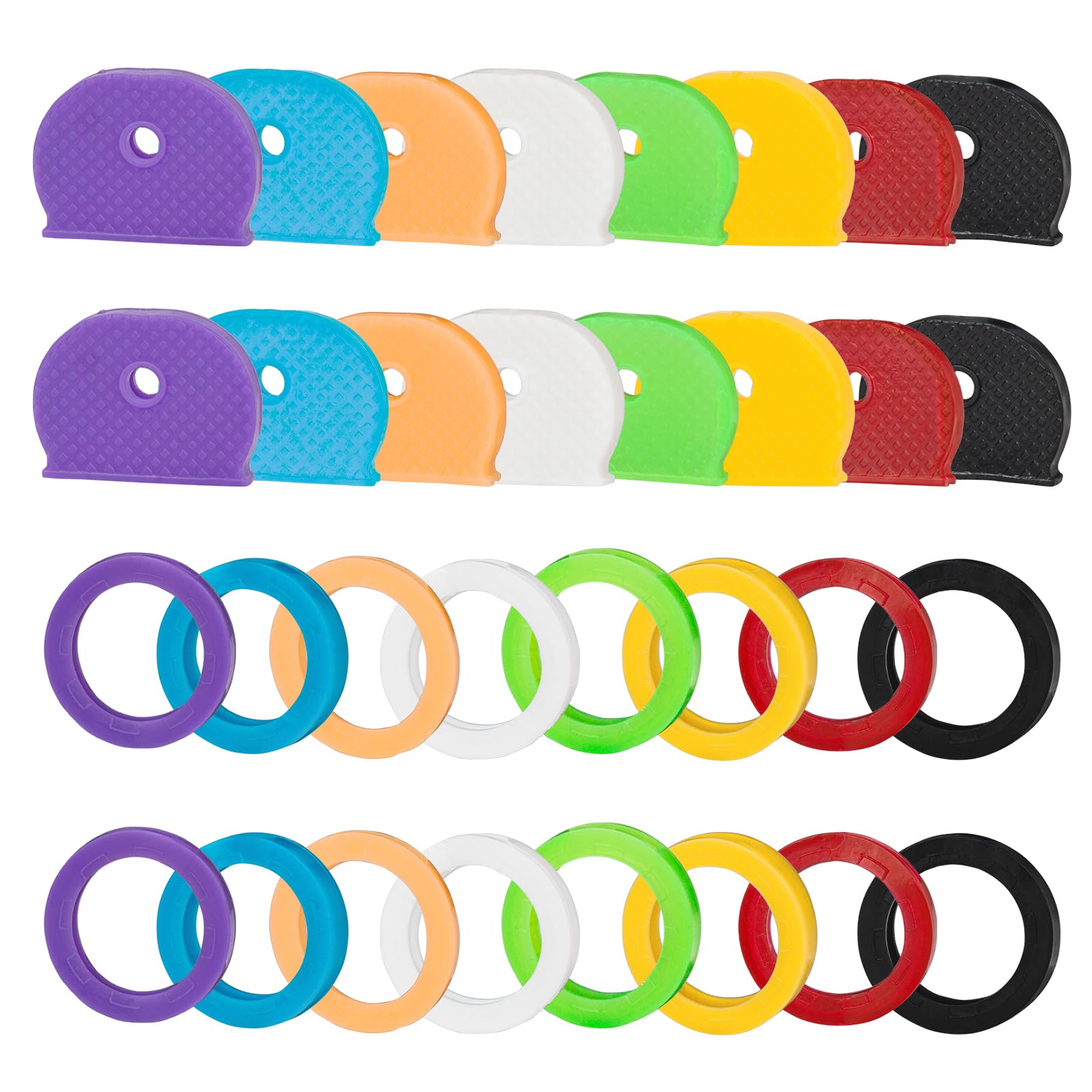 Snapklik.com : GoorDik 32 Pack Key Color Caps Covers Tags, Soft Rubber ...