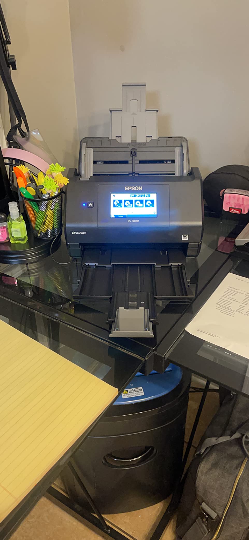 $11/mo - Finance Epson Workforce ES-580W Wireless Color Duplex Desktop ...