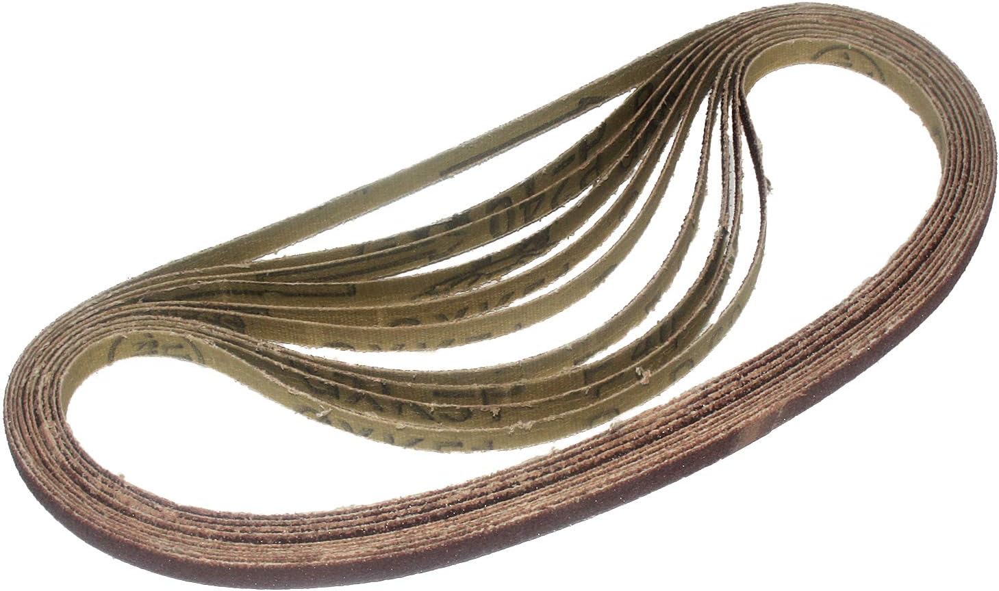 10 X HKB Gewebe-Schleifbänder für Black & Decker Powerfeile, 6 x 457mm ...