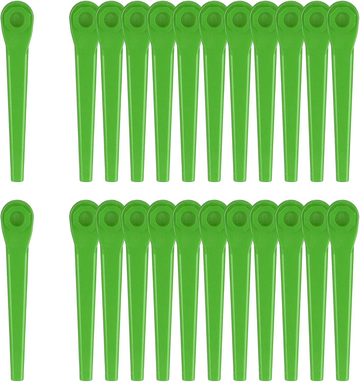 Amazon.com : uxcell Weed Eater Blades, 36Pcs - Plastic Blade for Lawn ...