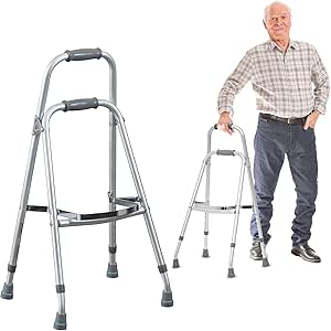 Amazon.com: Side Stepper Hemi Walkers for Seniors - Silver One Arm ...