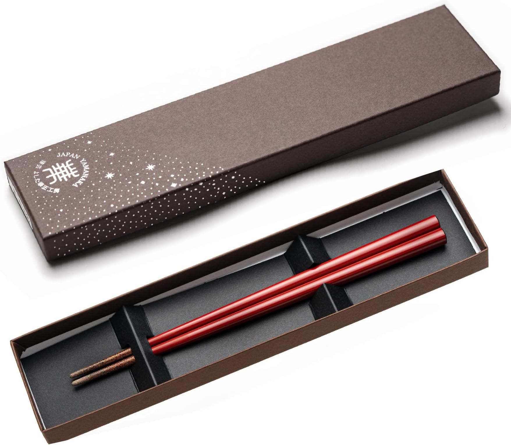 Amazon.com: Kasyou Studio URUSHI KENKO chopsticks ( RED 8.4 Inch/21.3 ...