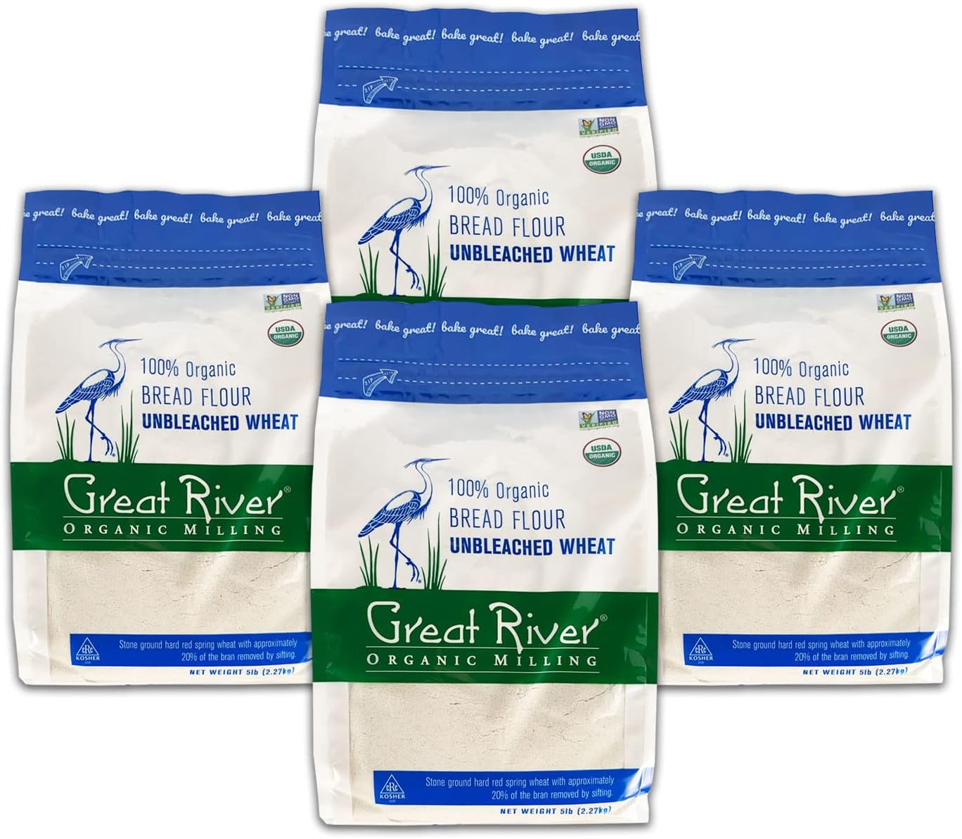 Amazon.com : Great River Organic Milling, Specialty Flour, Cracked ...