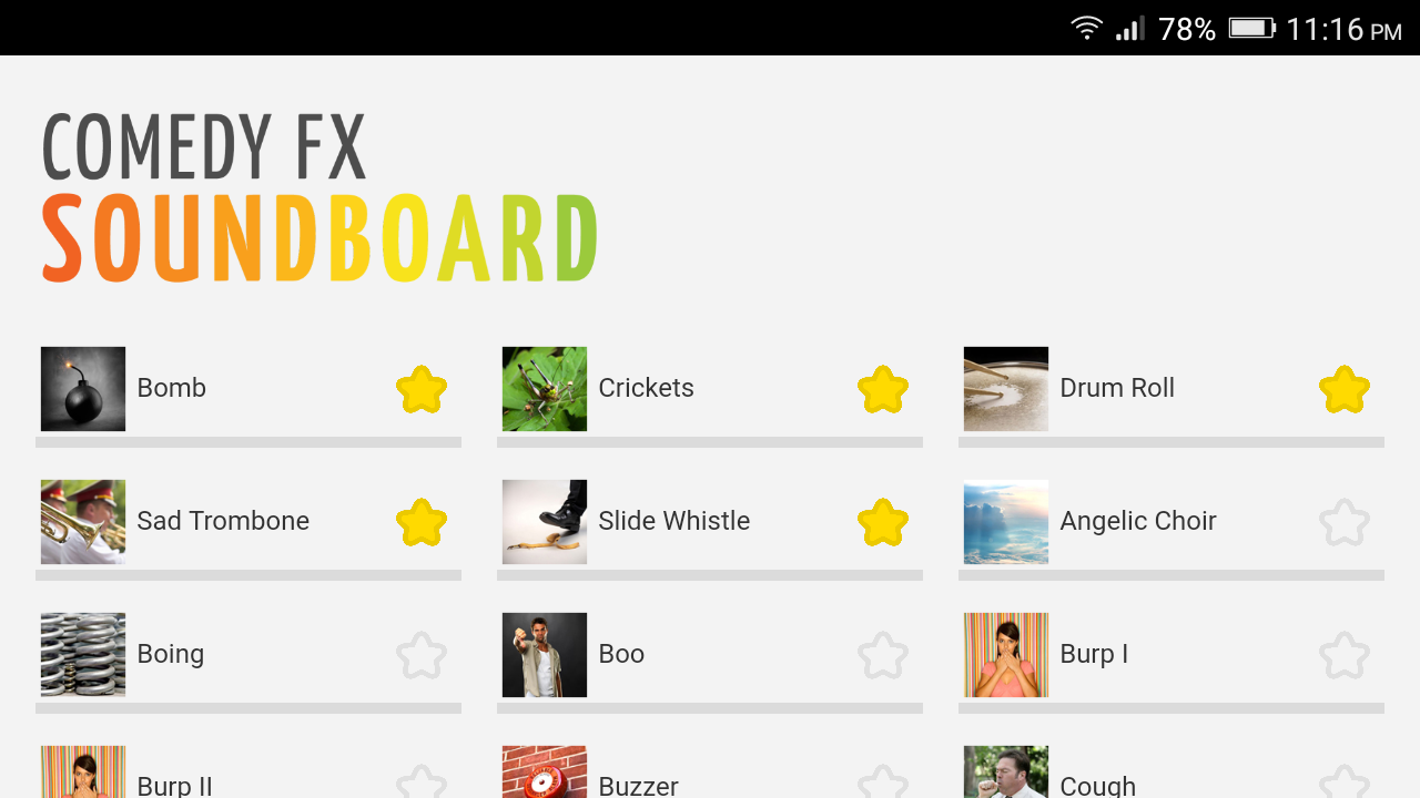 Comedy FX Soundboard - App on Amazon Appstore