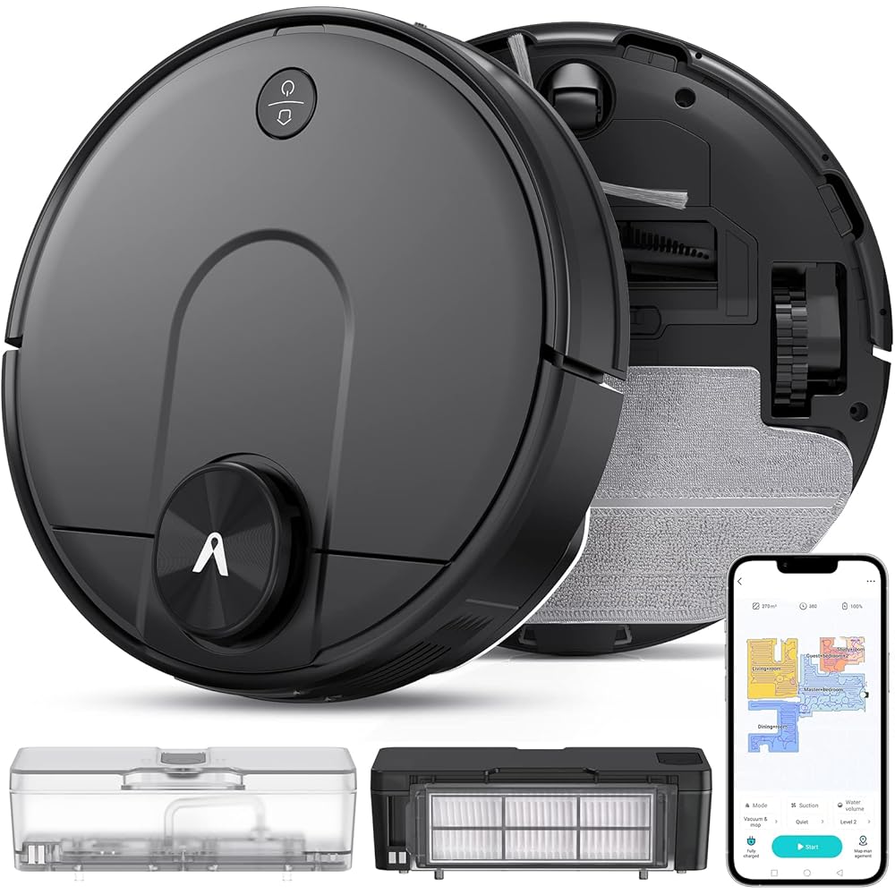 $50/mo - Finance VIOMI V2 Max Robot Vacuum and Mop Cleaner, Lidar ...