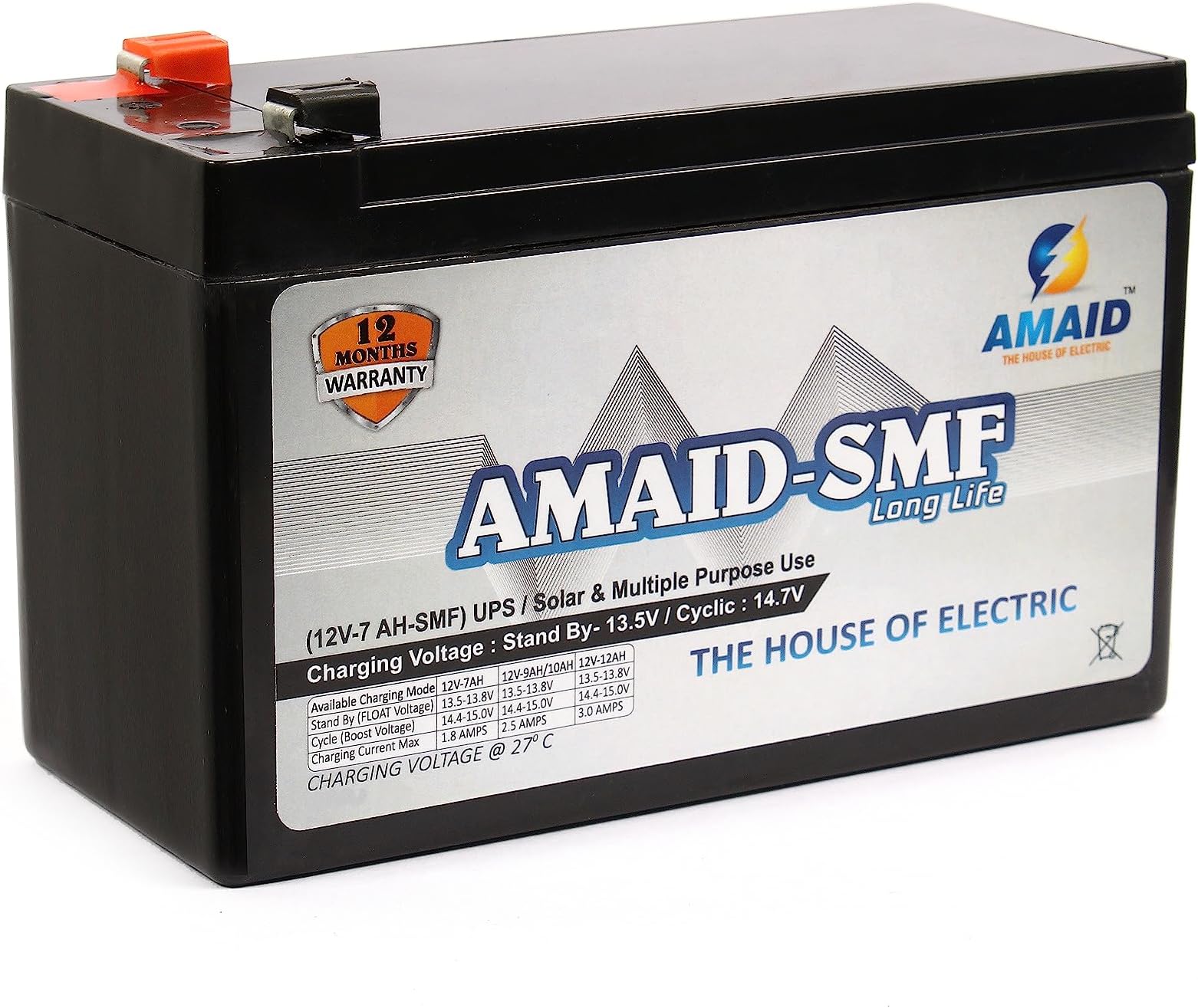 Exide 12 Volt 12 Ah SMF UPS-Emergency Battery : Amazon.in: Home & Kitchen