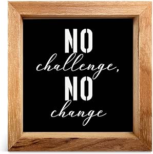 Amazon.com: Rustic Style Inspirational Quote Wooden Framed Sign ...