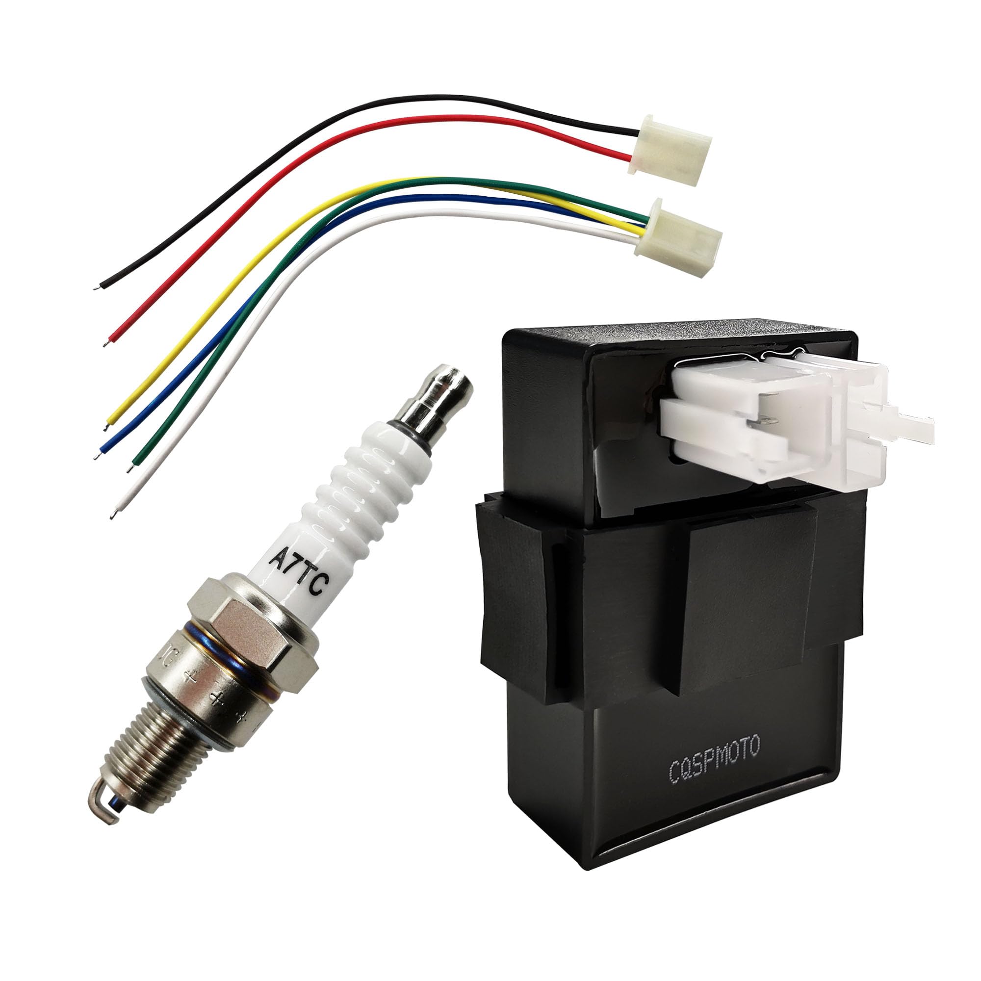 Amazon.com: CQSPMOTO 6 Pin DC CDI Box with CDI Cable Wire Harness ...