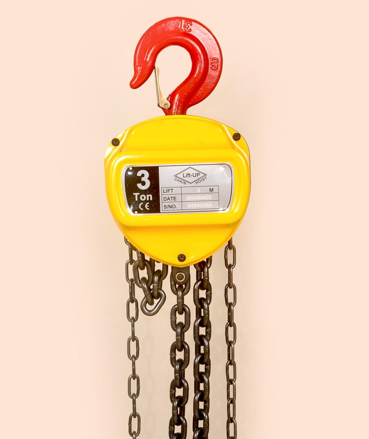 Chain Pulley Block 3 Ton x 3 Mtr : Amazon.in: Industrial & Scientific