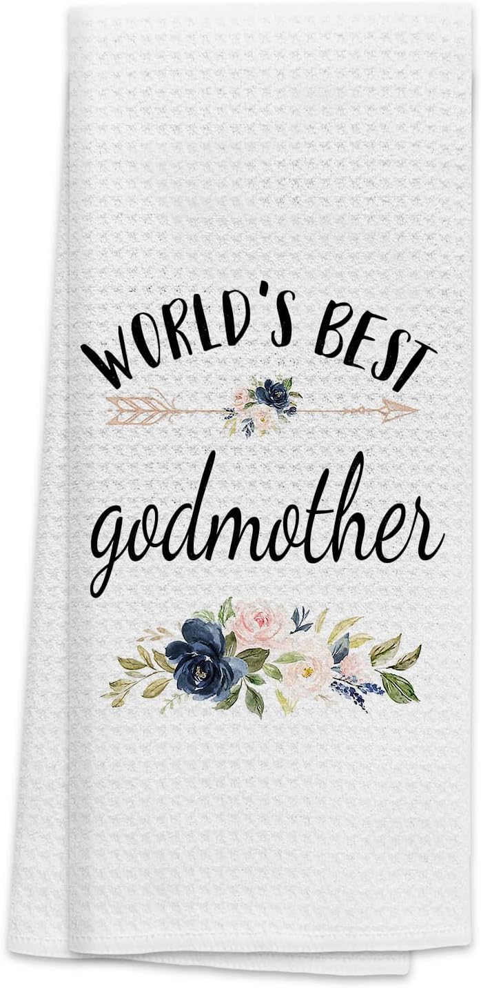Amazon.com: TUNW Best Godmother Kitchen Towels 16″×24″,World’s Best ...