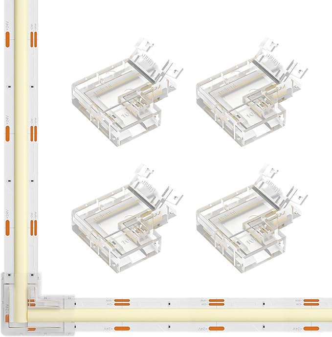 SEZO FCOB Gapless L-Shaped Connector Kit, 4 Pieces, L-Shape Corner ...