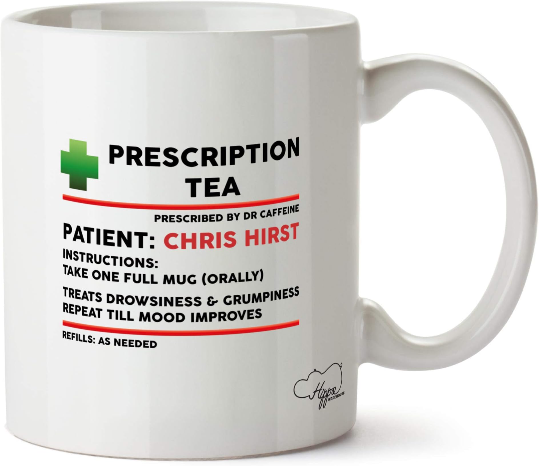 Personalised Name Tea Prescription 15oz Large Mug Cup : Amazon.co.uk ...