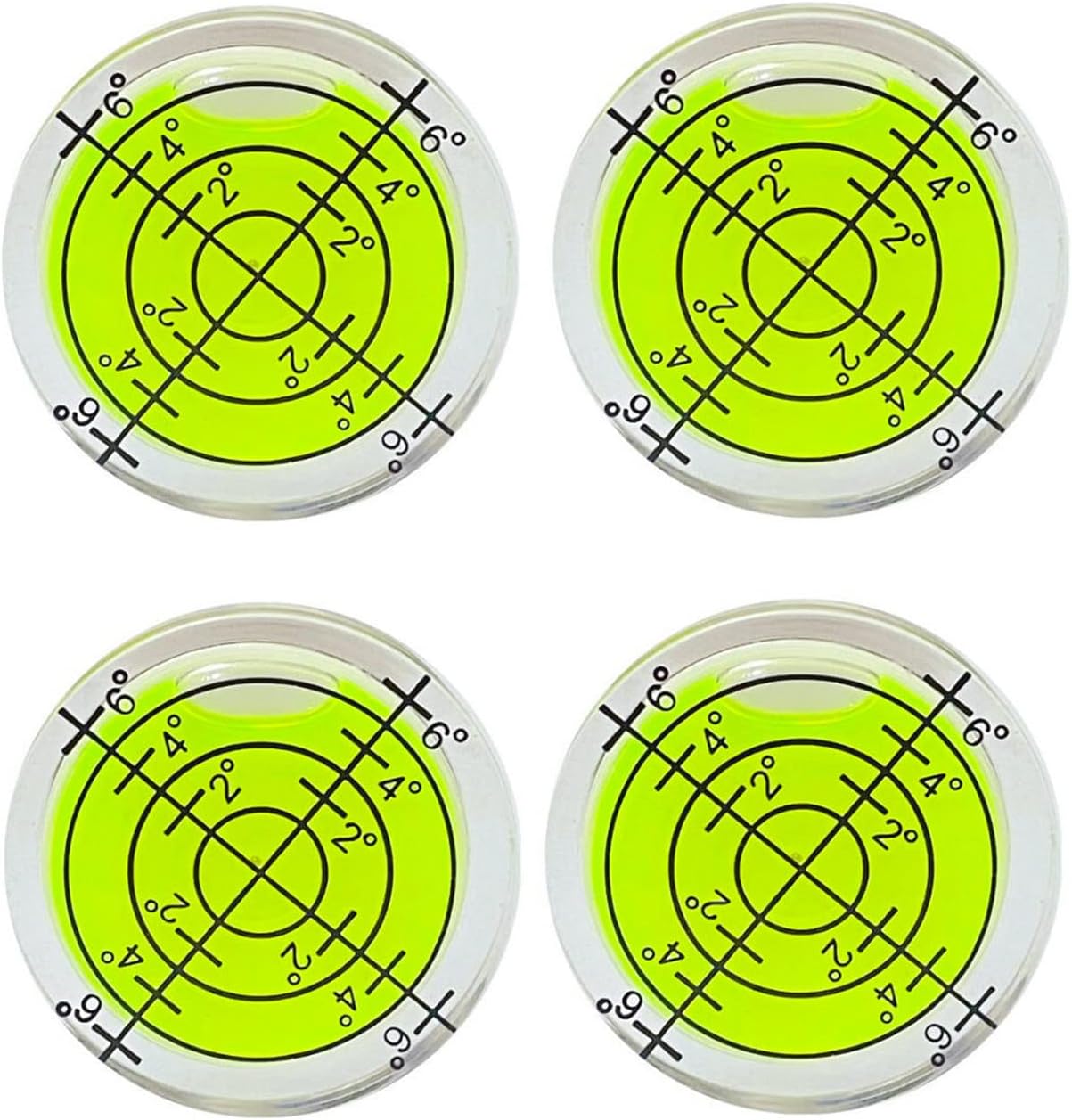 ZOGUHEKE 4Pcs Bubble Spirit Levels Bullseye Level Bubble for Levelling ...