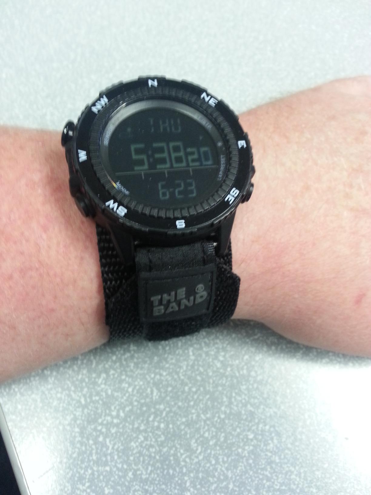 Amazon.com: Chums The Band 20mm Wide Watchband (1.5 inch), Black (3 ...