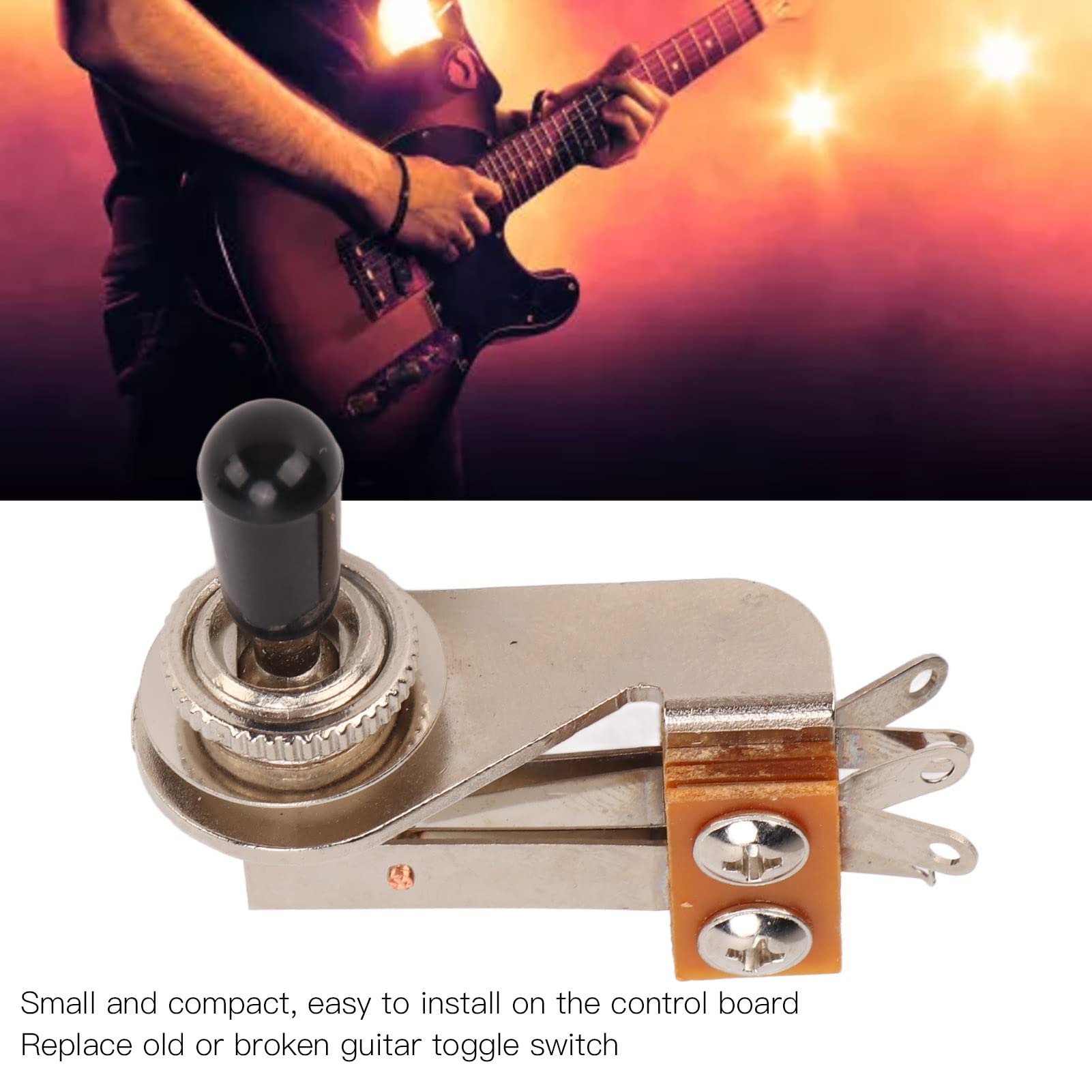 Snapklik.com : Guitar Toggle Switch, 3 Way L Shaped Toggle Switch Right ...