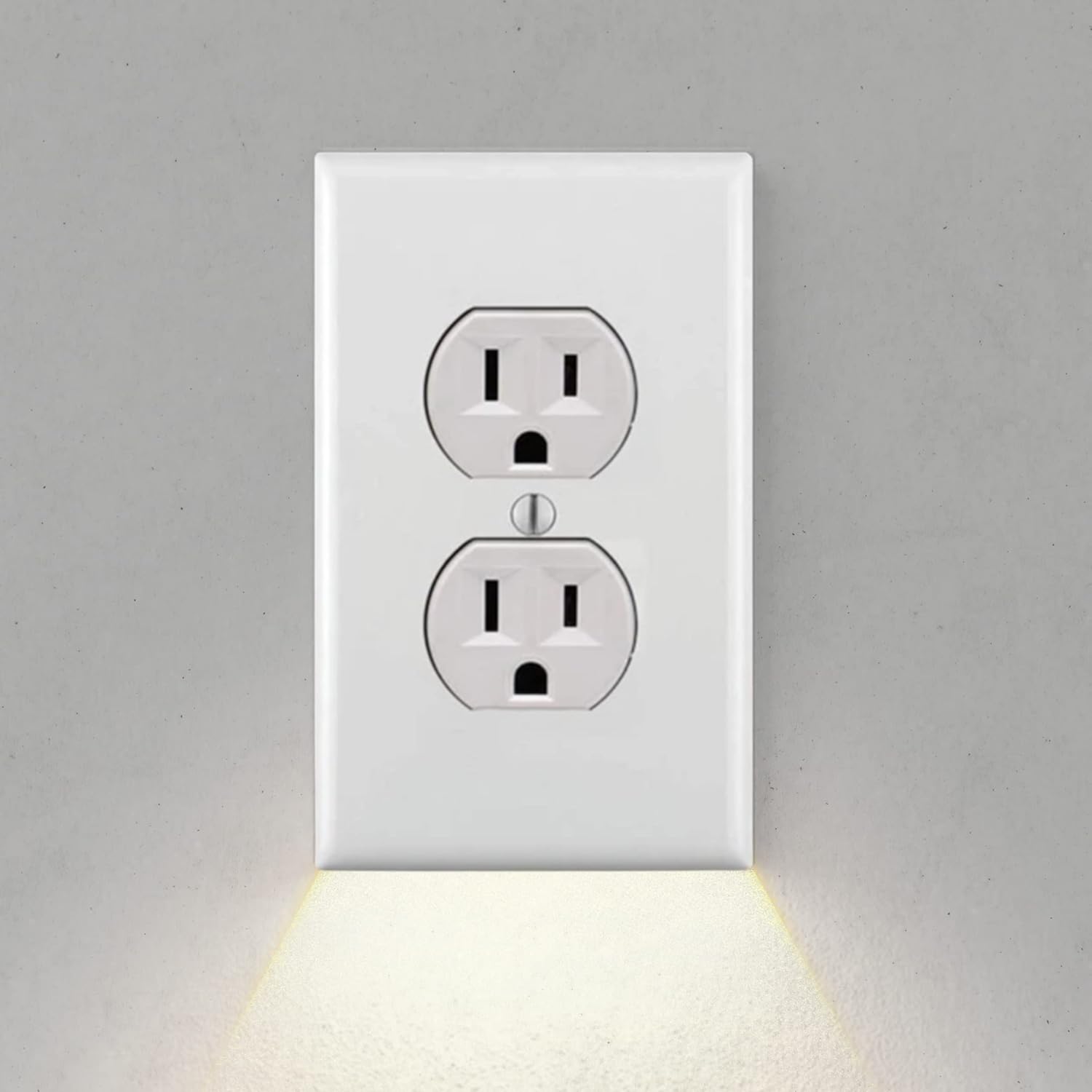 Single - Etrove LED GuideLight Wall Plate Cover for Electrical Outlets ...
